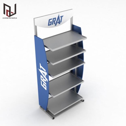 5-Layer engine oil metal display racks automotive products motor oil ...